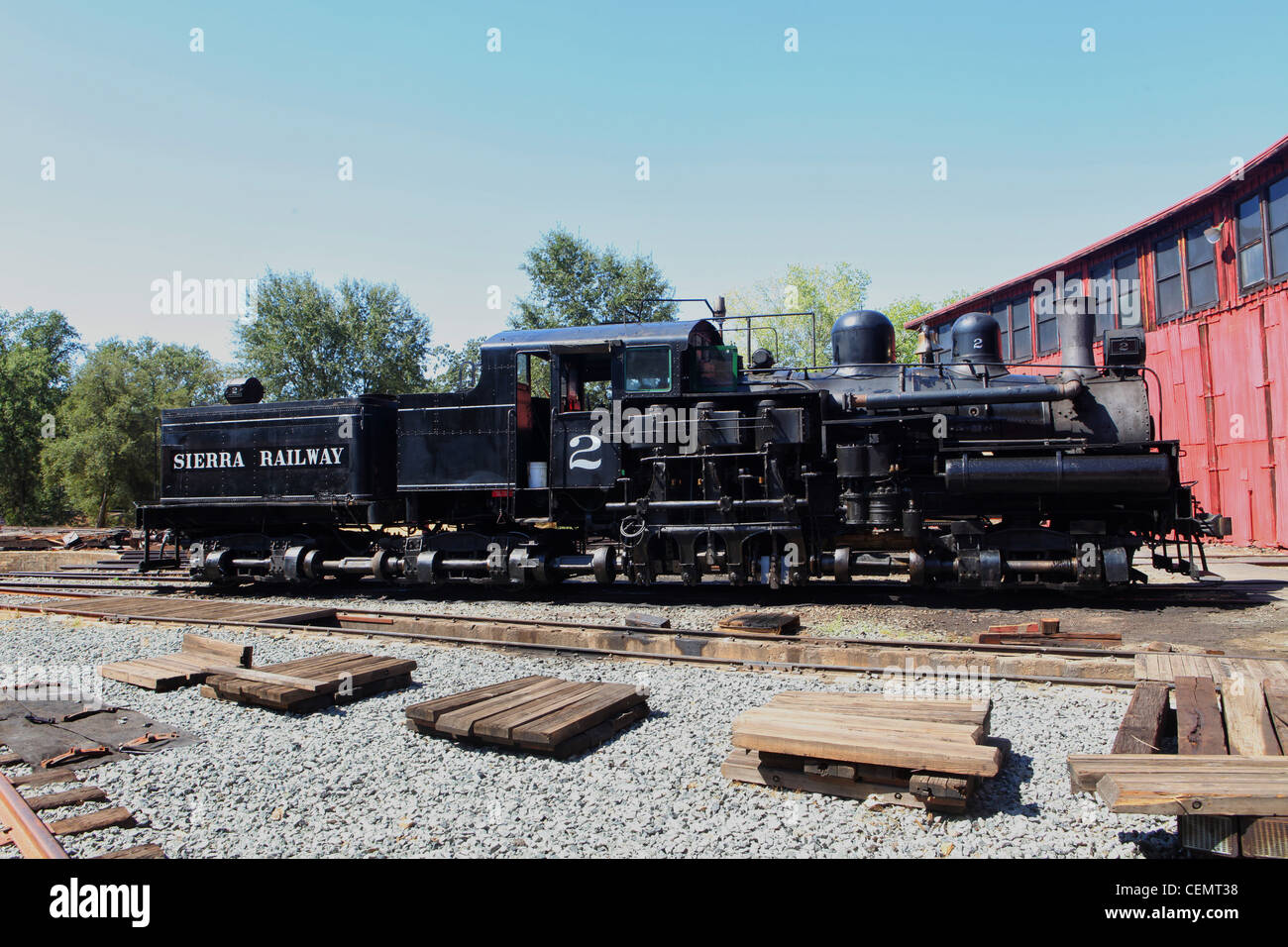 Shay locomotive hi-res stock photography and images - Alamy