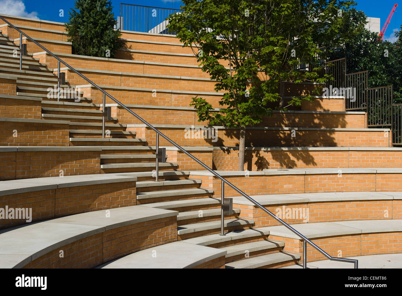 The amphitheater at the Ray and Maria Stata Center on the Massachusetts ...