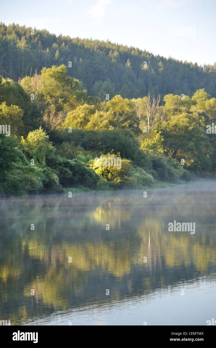 Mist over water Stock Photo - Alamy