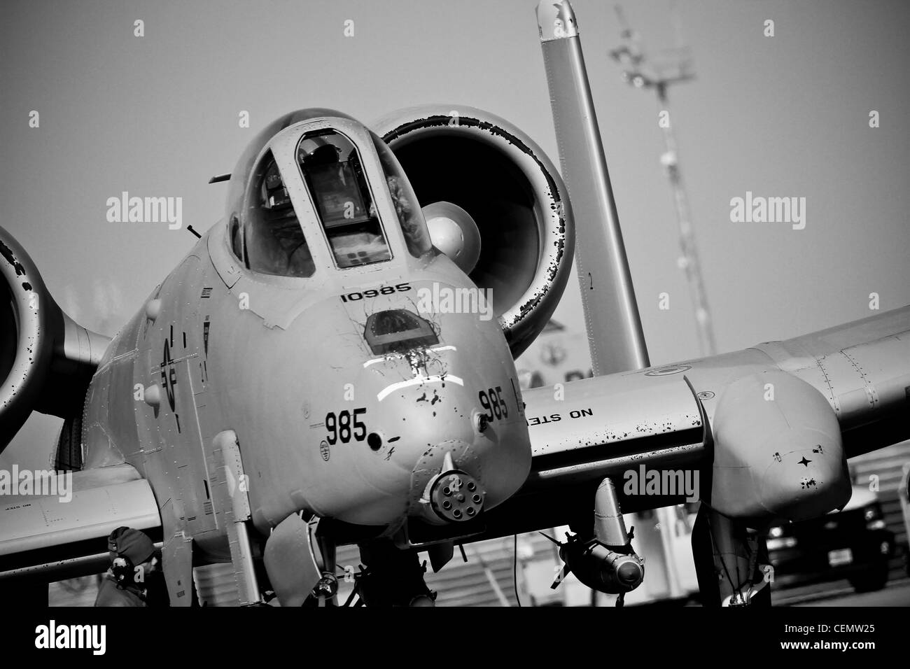 A U.S. Air Force A-10C Thunderbolt II from the 47th Expeditionary ...
