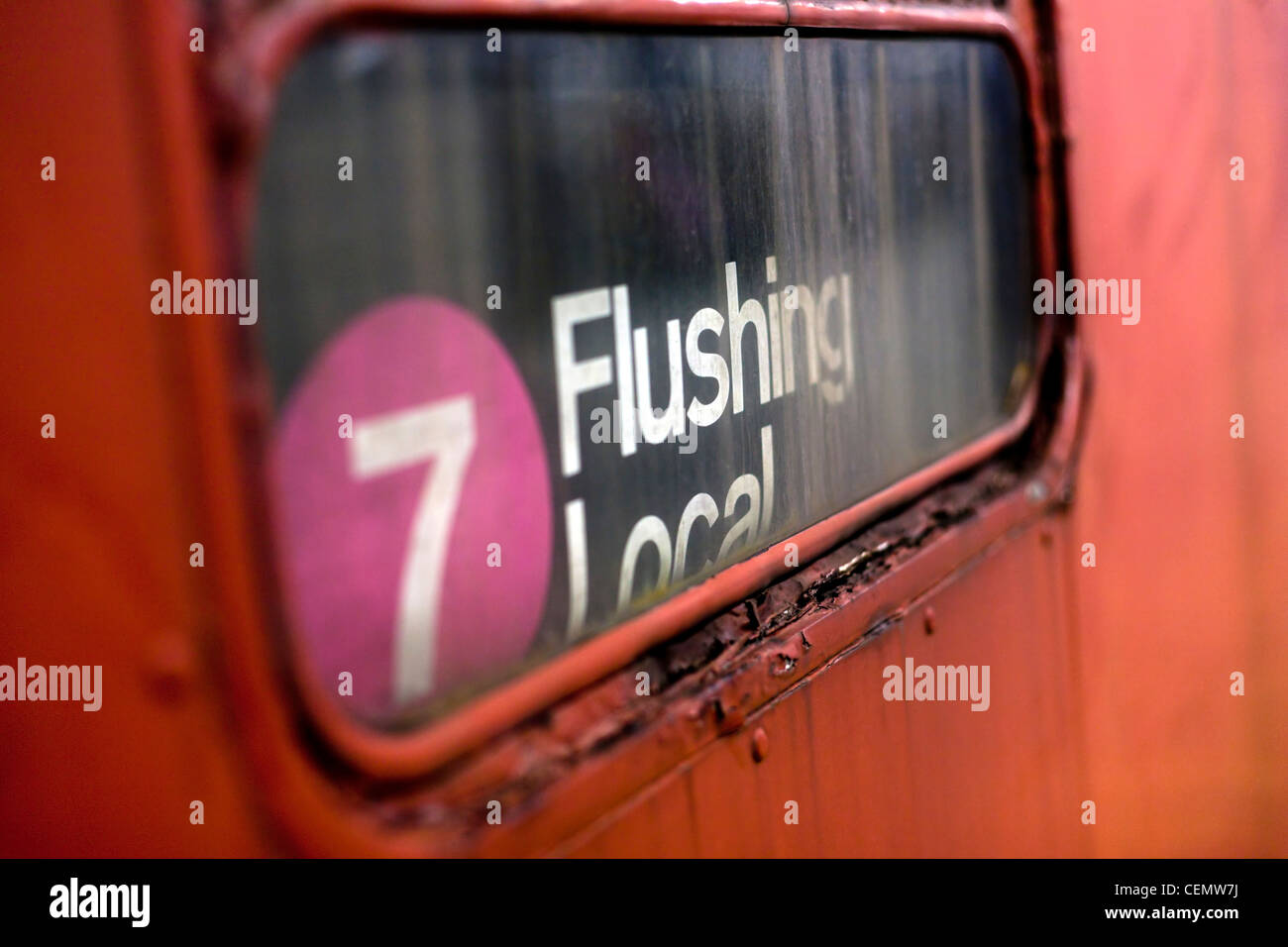 Queens new york subway train hi-res stock photography and images - Alamy