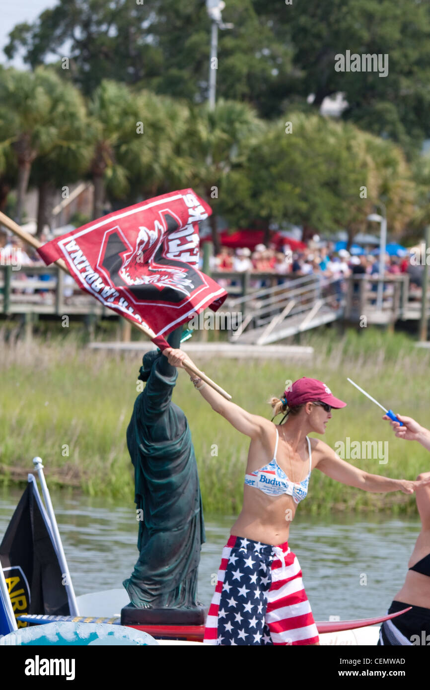 4th of July Boat Parade in Myrtle beach South Carolina USA Stock Photo ...