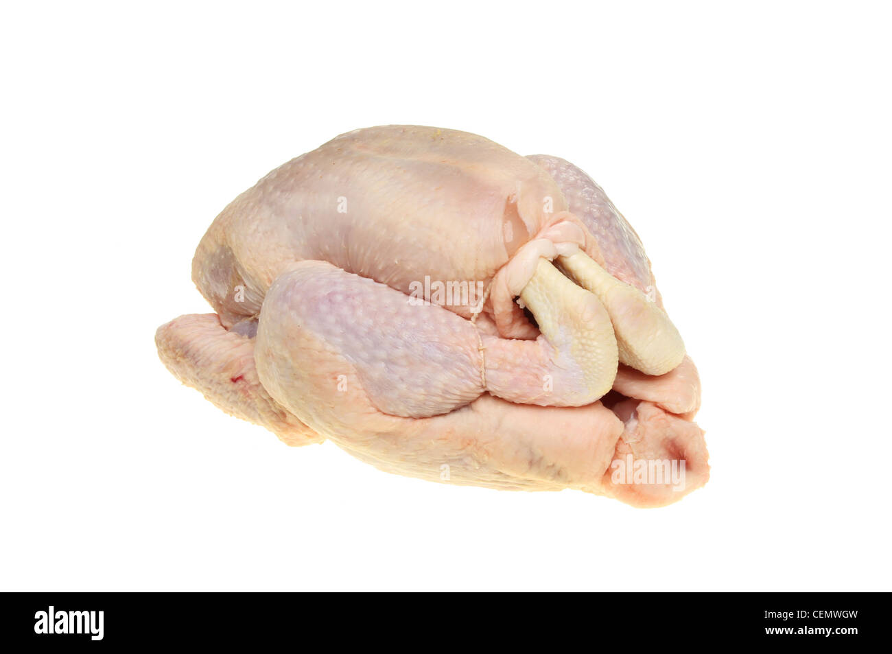 Raw chicken isolated against white Stock Photo - Alamy