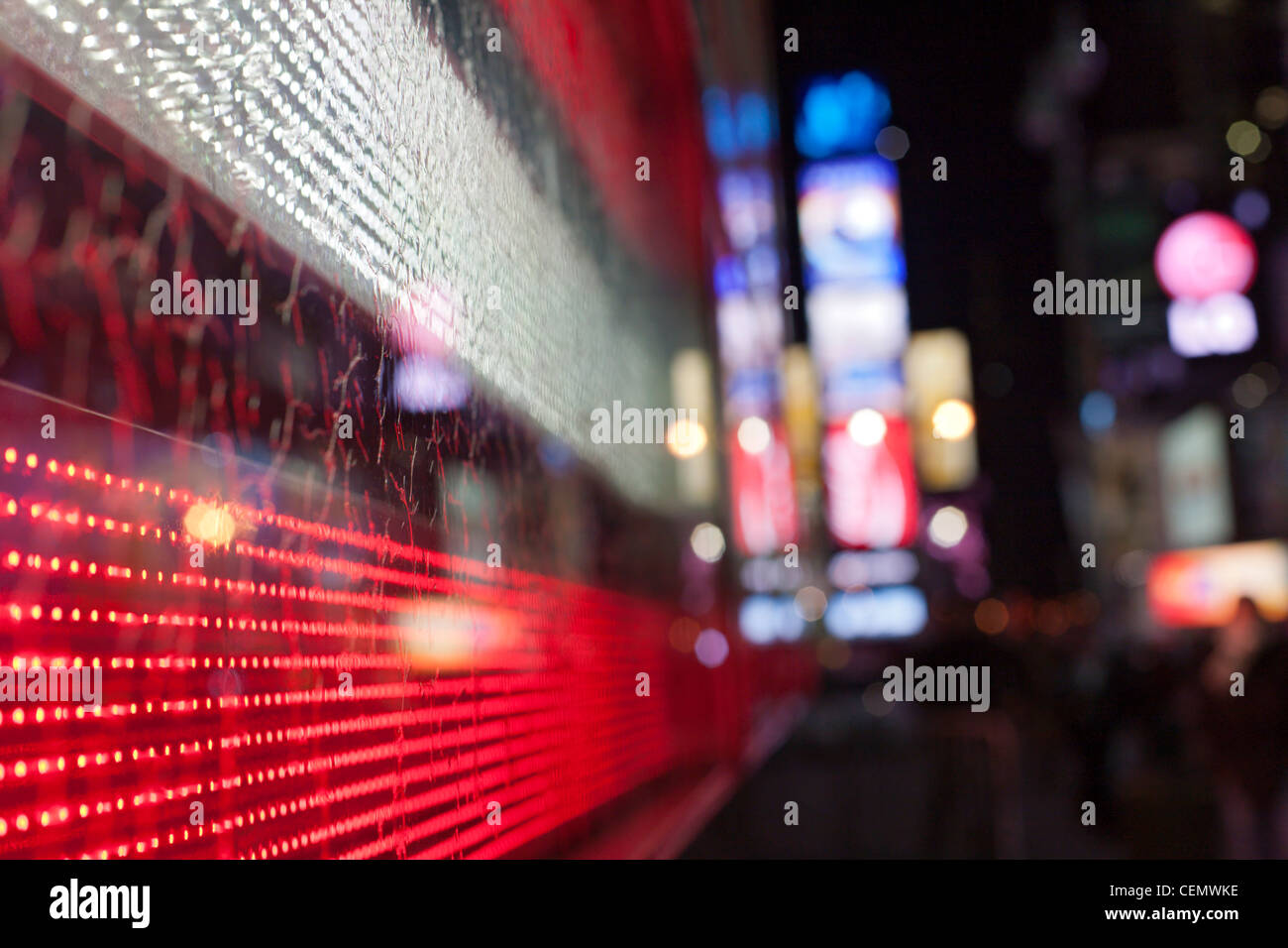 Times square lights hi-res stock photography and images - Alamy