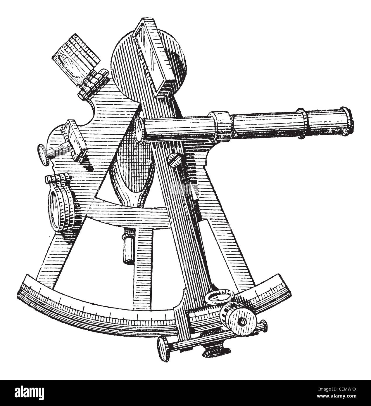 Vintage sextant hi-res stock photography and images - Alamy