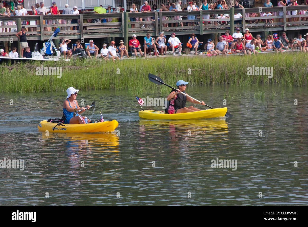 4th of July Boat Parade in Myrtle beach South Carolina USA Stock Photo ...