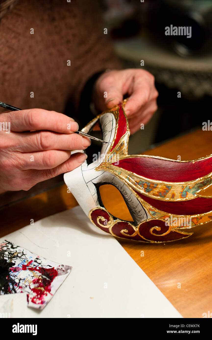 Italian Carnival Masks Handmade Paper