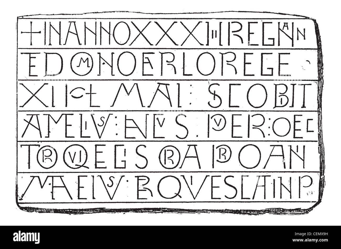 Engraved inscriptions Black and White Stock Photos & Images - Alamy