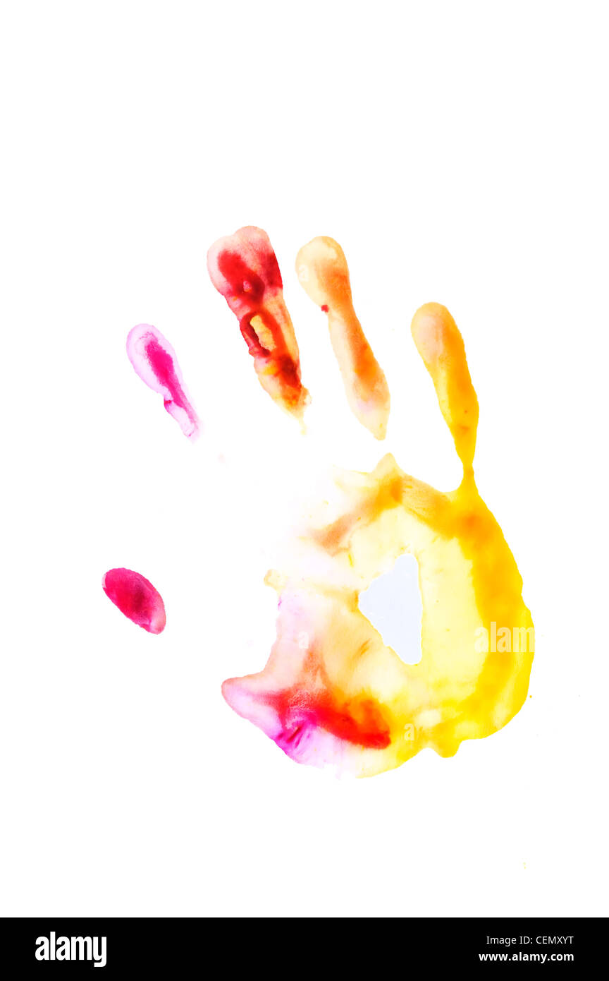 Hand impression hi-res stock photography and images - Alamy