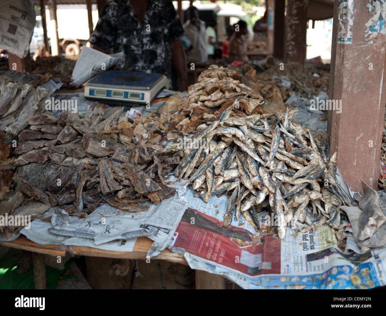 Dried fish market sri lanka hi-res stock photography and images - Alamy