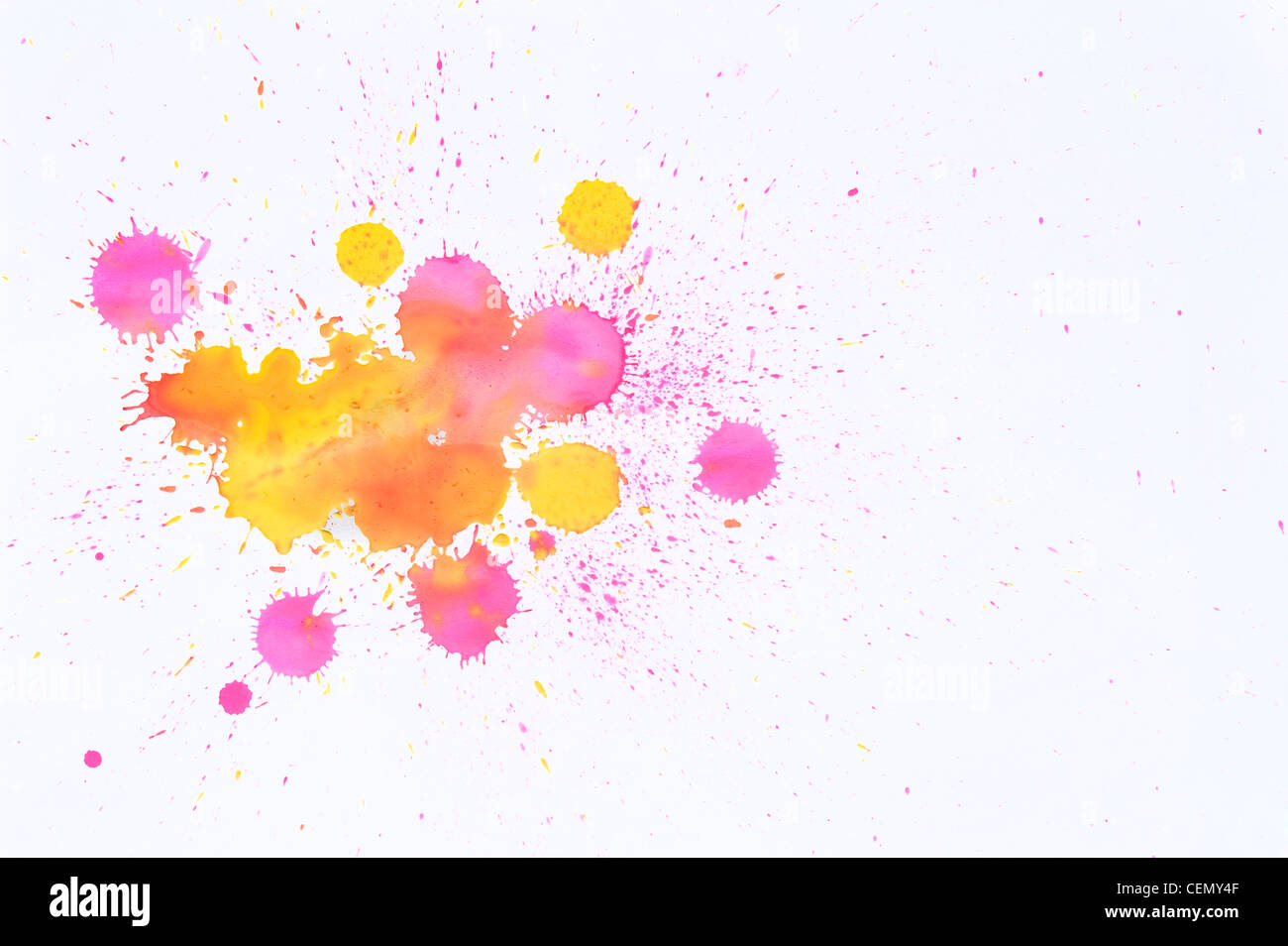 Splashed colors Cut Out Stock Images & Pictures - Alamy