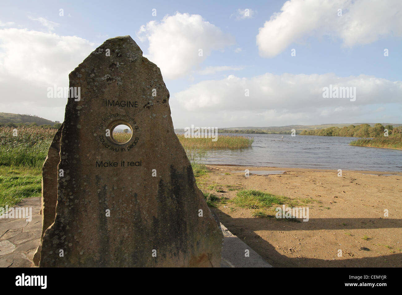 Lough macnean sculpture hi-res stock photography and images - Alamy