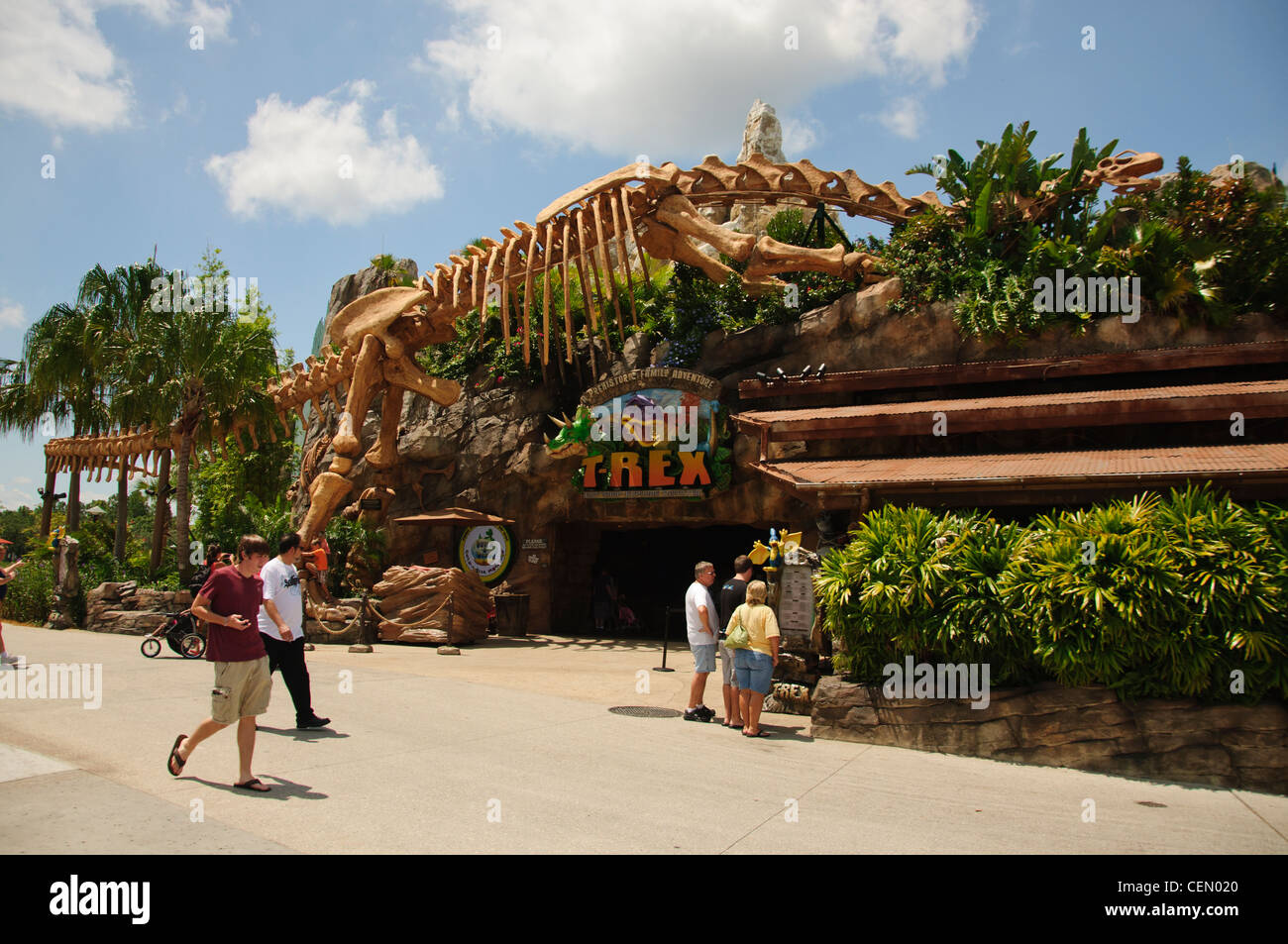 walt disney world resort parks downtown disney street view t-rex cafe ...