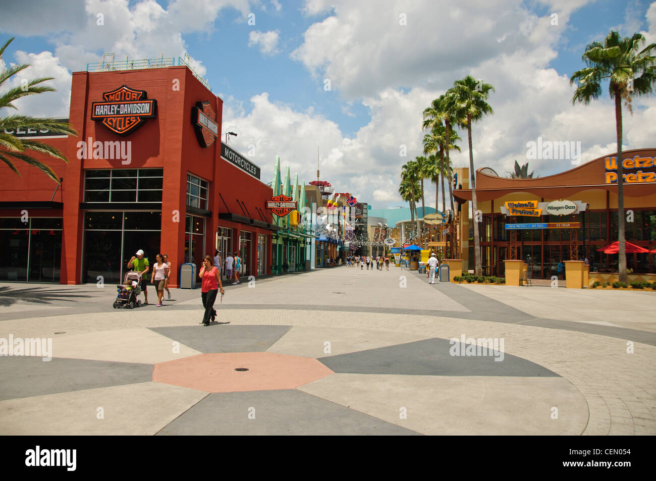 walt disney world resort parks downtown disney street view harley ...