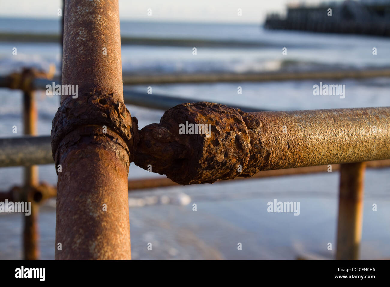 Rusty metal bars Stock Photo - Alamy