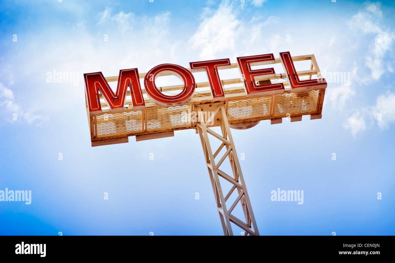 Motel sign hi-res stock photography and images - Alamy