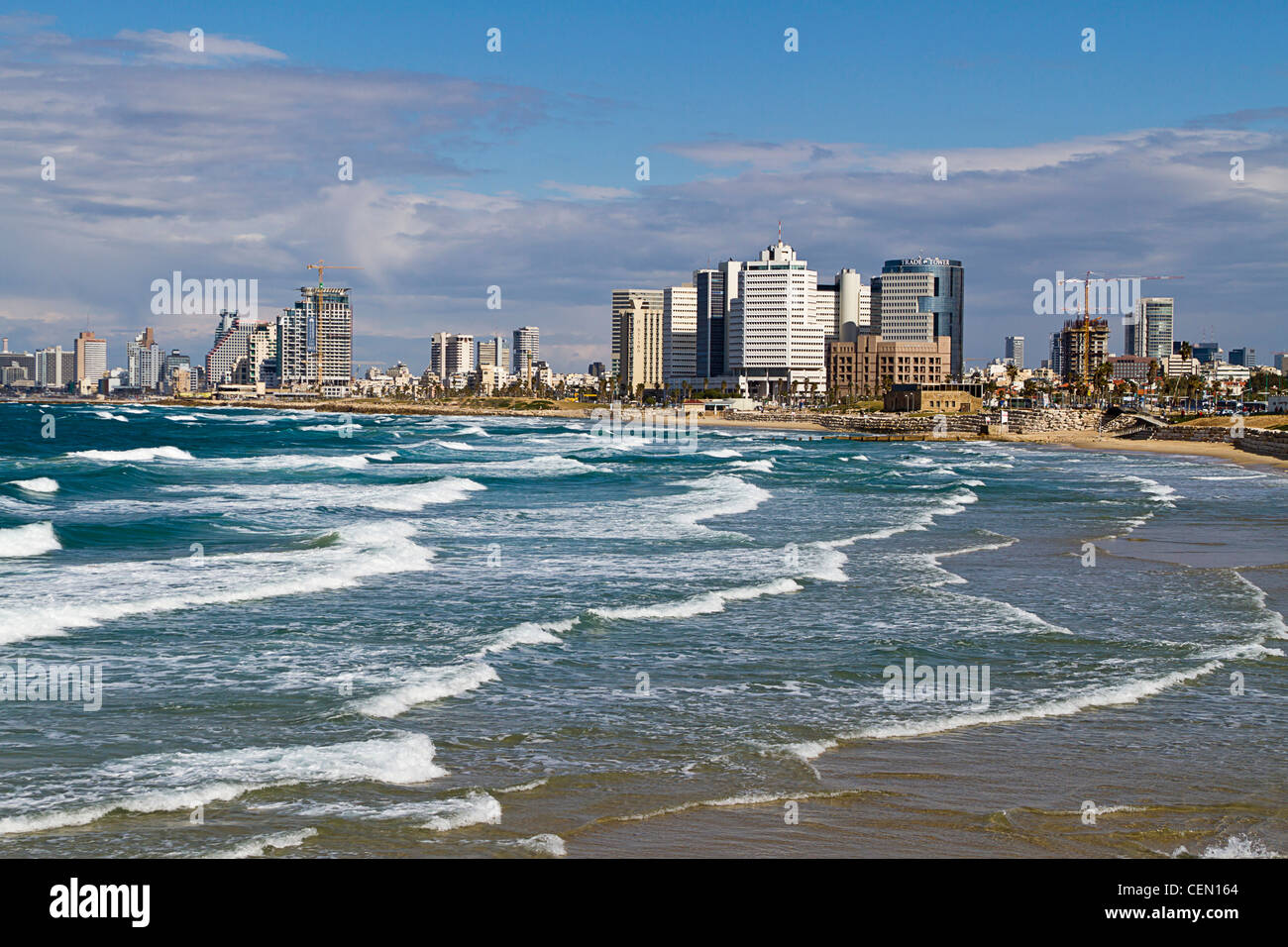 Tel aviv skyline hi-res stock photography and images - Alamy