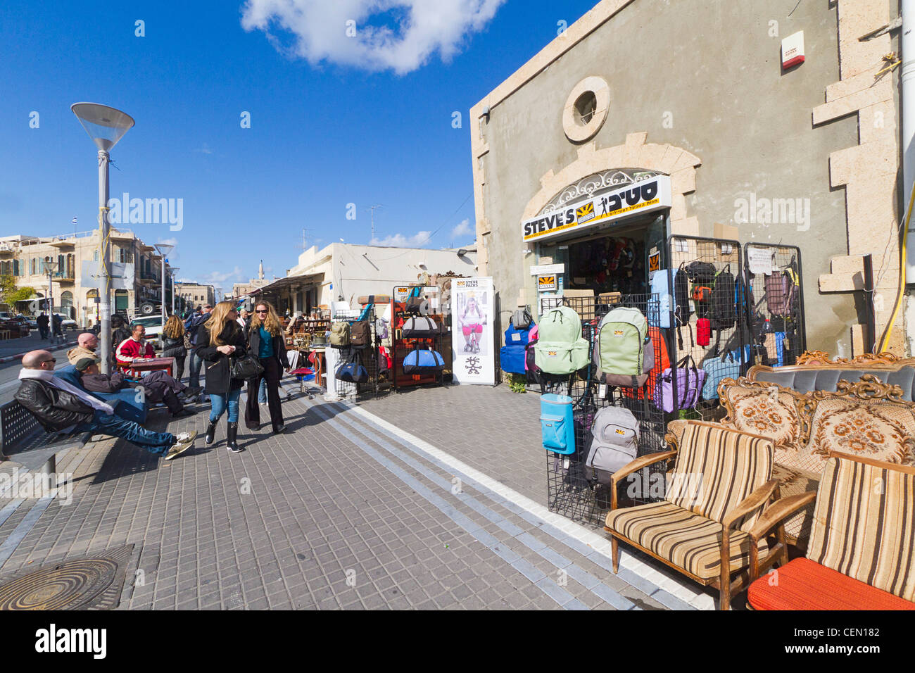 Jaffa flea market in Tel Aviv, Israel Stock Photo - Alamy