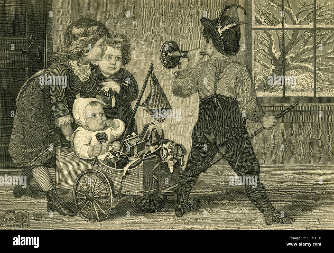 Christmas toys 1800s hi-res stock photography and images - Alamy