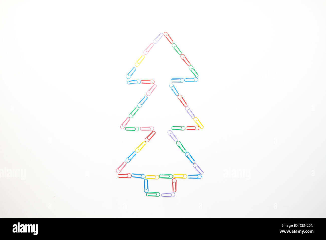 Paper clip christmas tree hi-res stock photography and images - Alamy