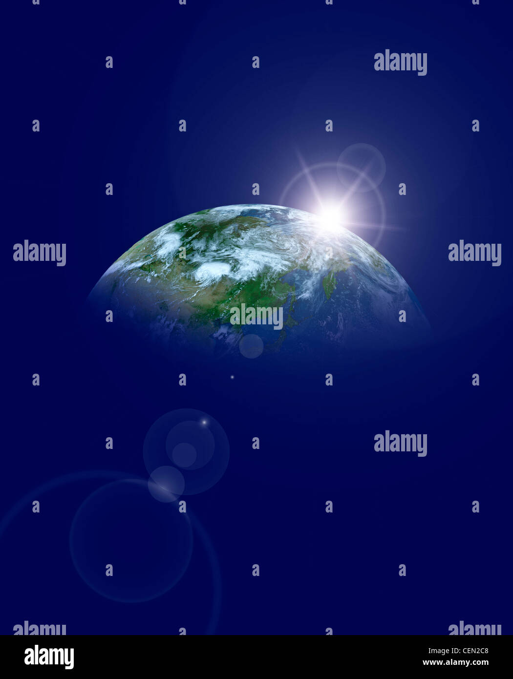 Satellite Image Earth Sun High Resolution Stock Photography and Images ...