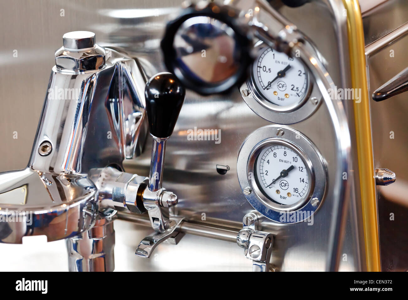 Modern Coffee Machine Stock Photo - Alamy