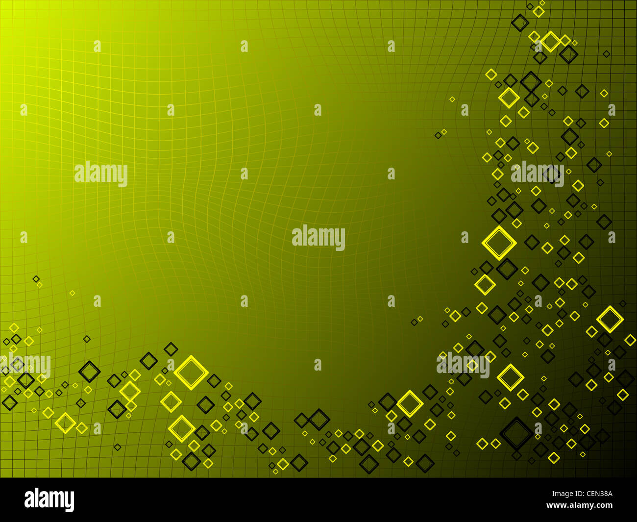 wavy squares pattern, abstract background; vector art illustration ...