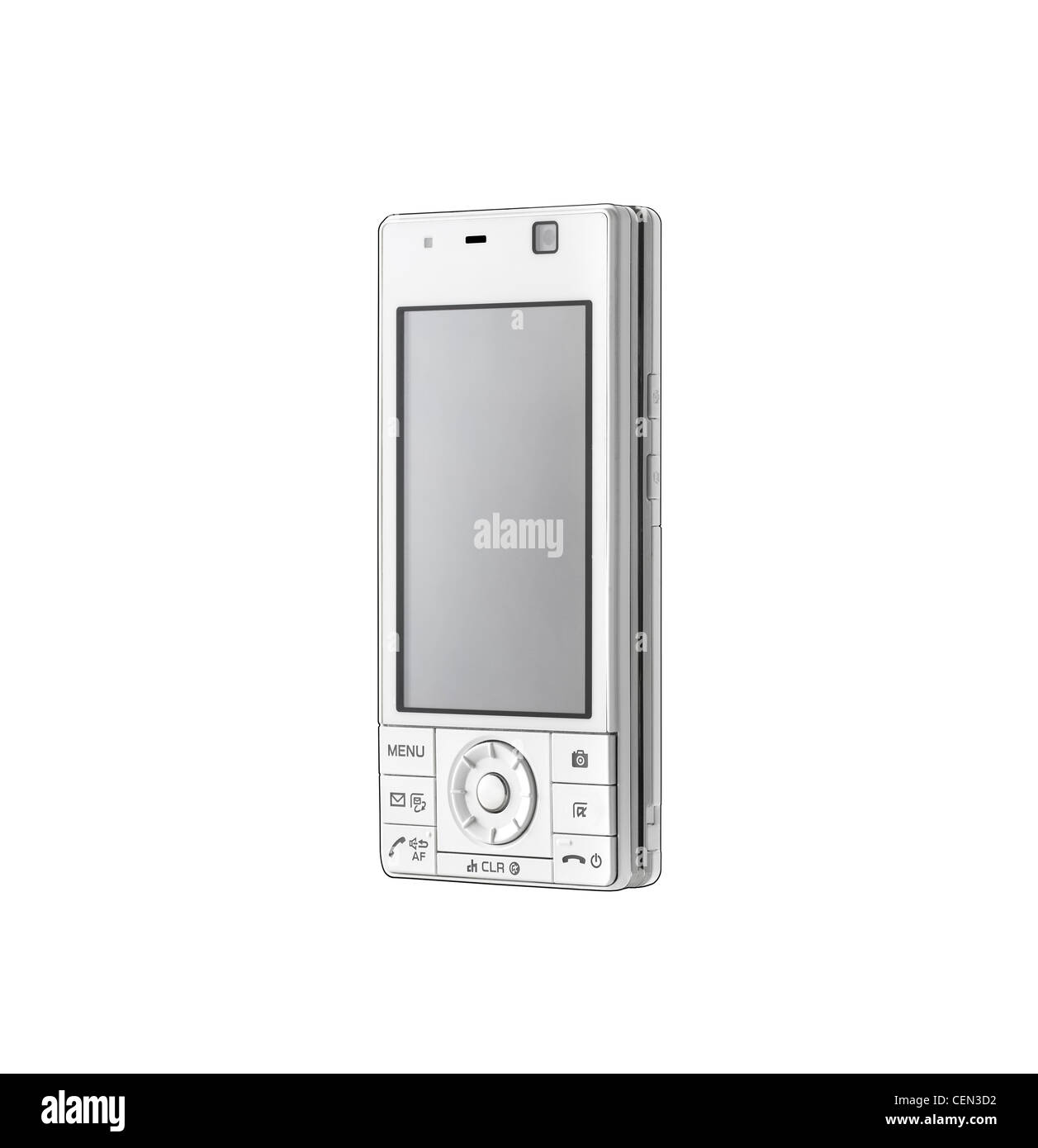 White mobile phone Stock Photo - Alamy
