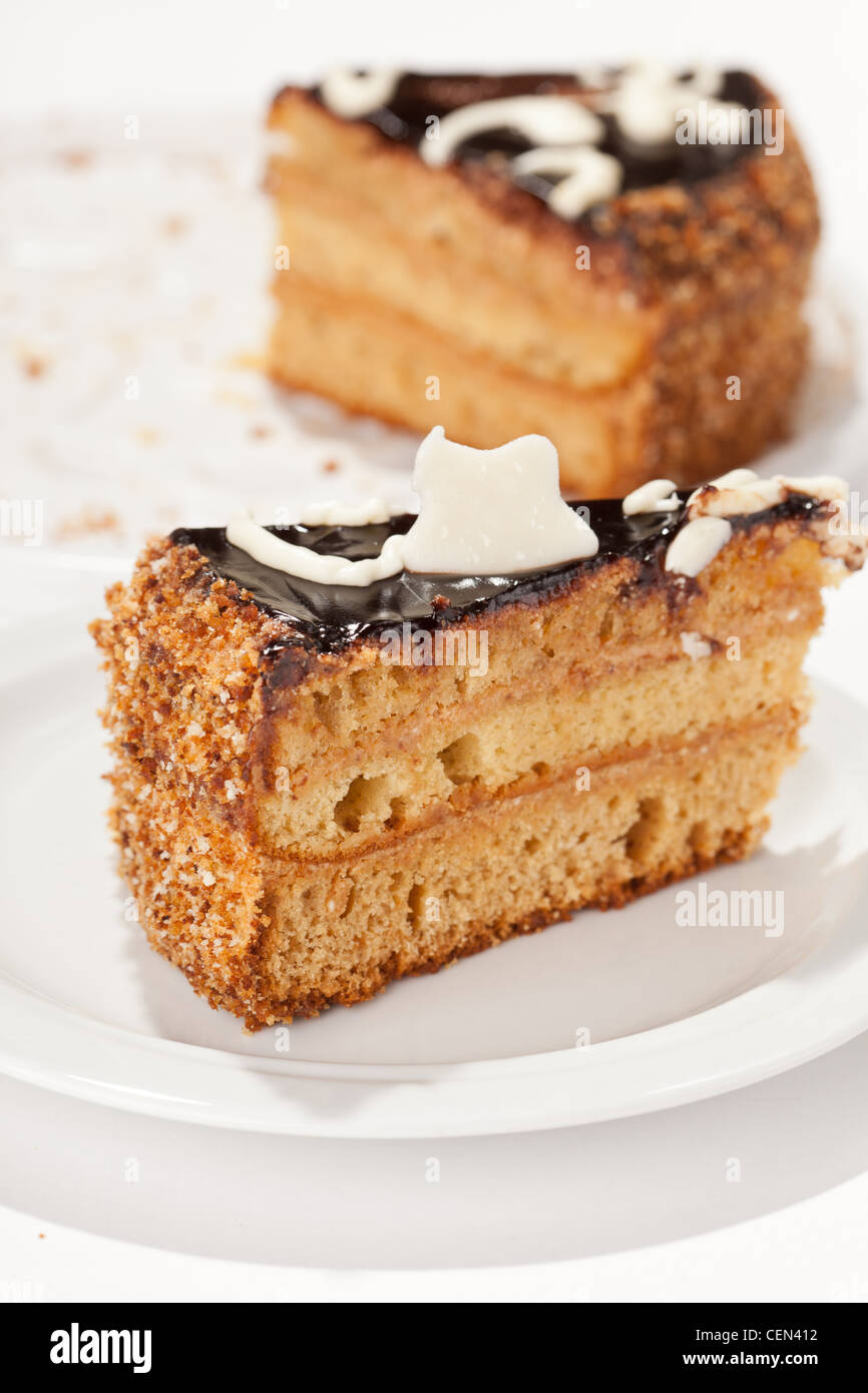 chocolate cake with coffee Stock Photo - Alamy