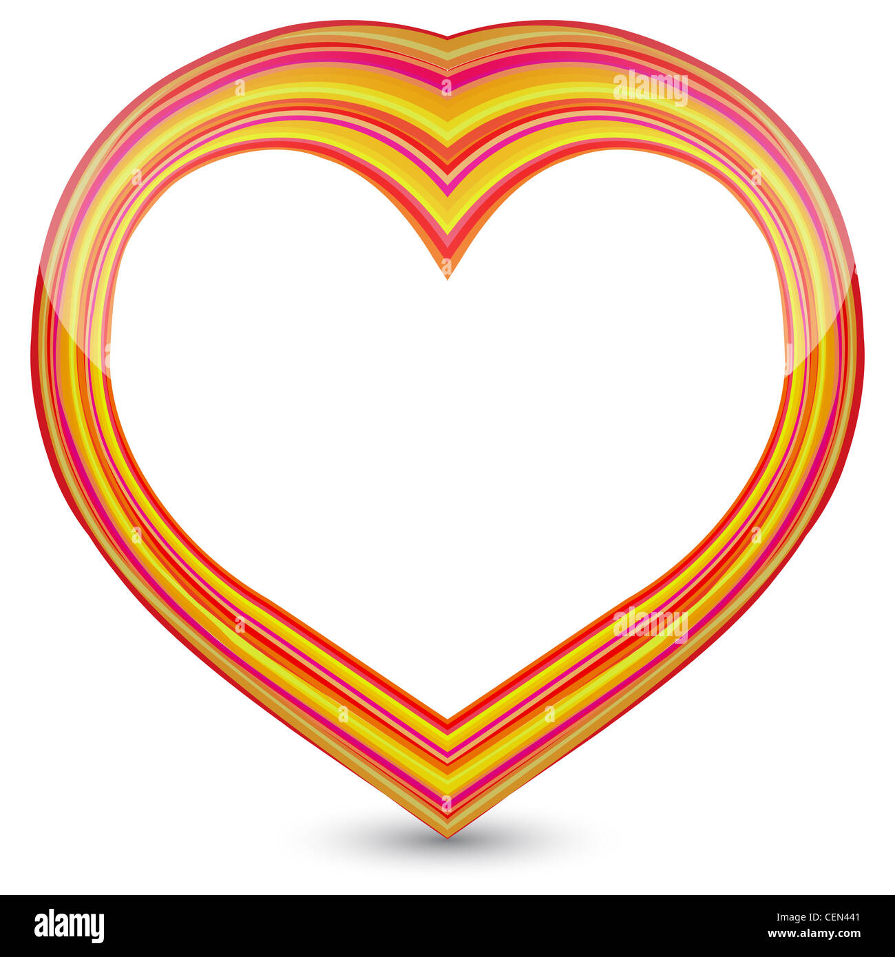 heart vector against white background; abstract art illustration Stock ...