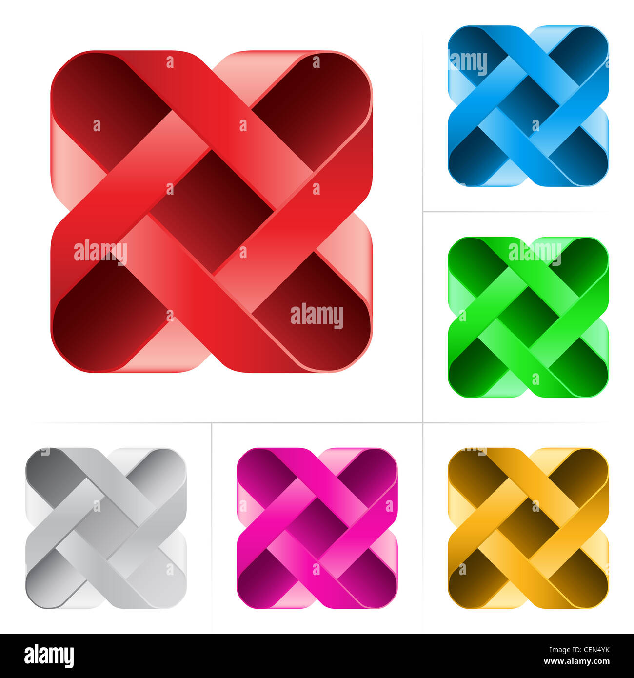 Gothic square. Abstract design element for design Stock Photo - Alamy