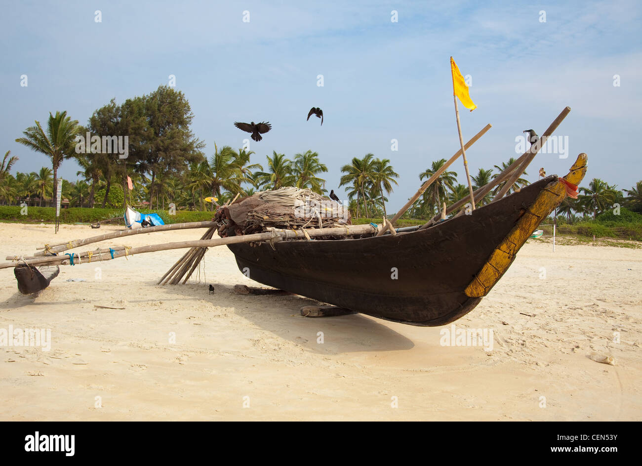 the fisherman`s boat Stock Photo - Alamy