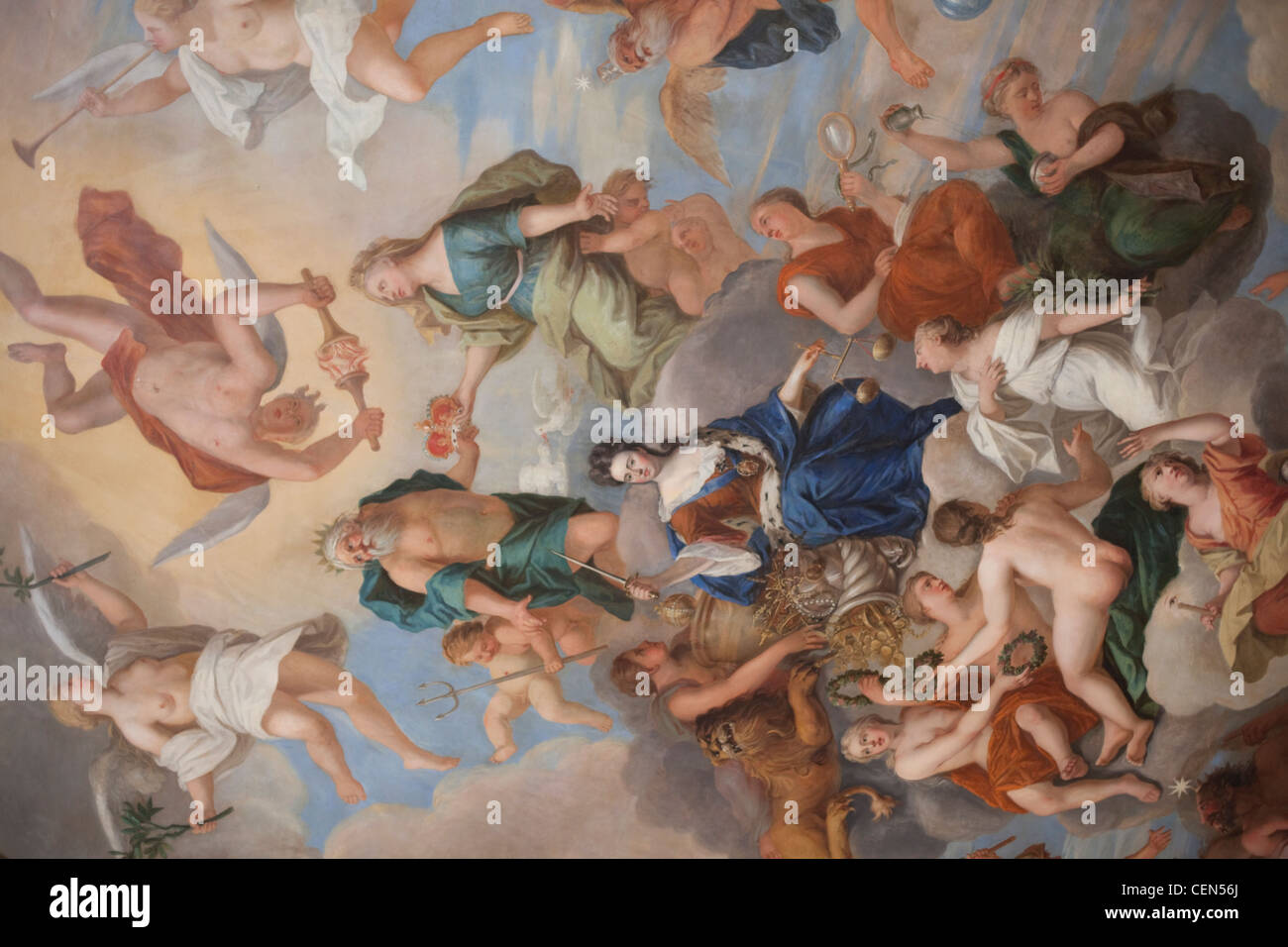 England, London, Hampton Court Palace, William III's Apartments ...