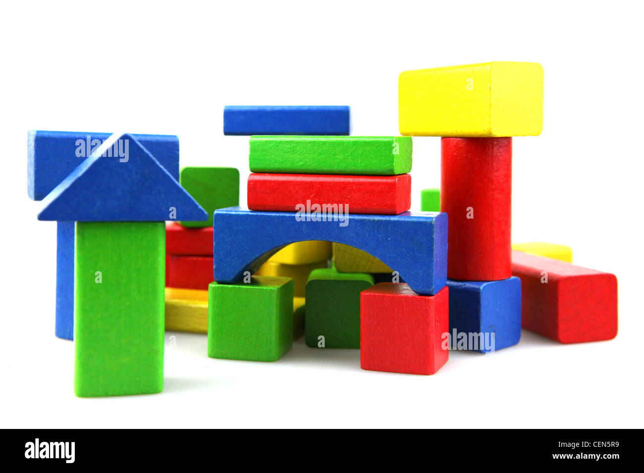 Three vertical buildings Cut Out Stock Images & Pictures - Alamy