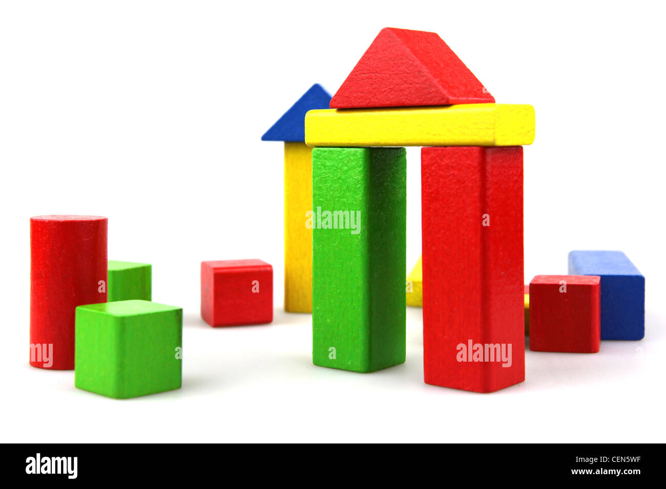 Three vertical buildings Cut Out Stock Images & Pictures - Alamy