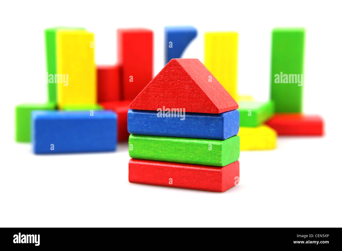 Three vertical buildings Cut Out Stock Images & Pictures - Alamy