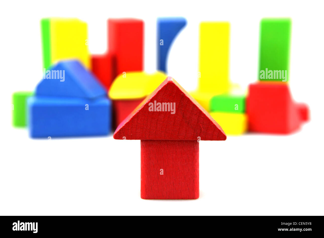 Three vertical buildings Cut Out Stock Images & Pictures - Alamy
