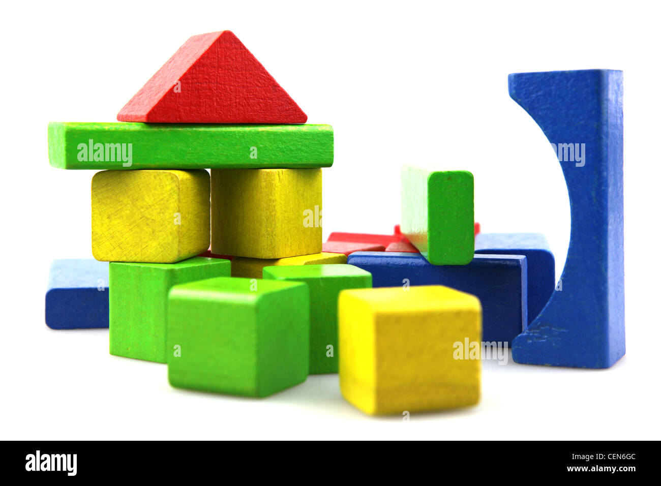 Three vertical buildings Cut Out Stock Images & Pictures - Alamy