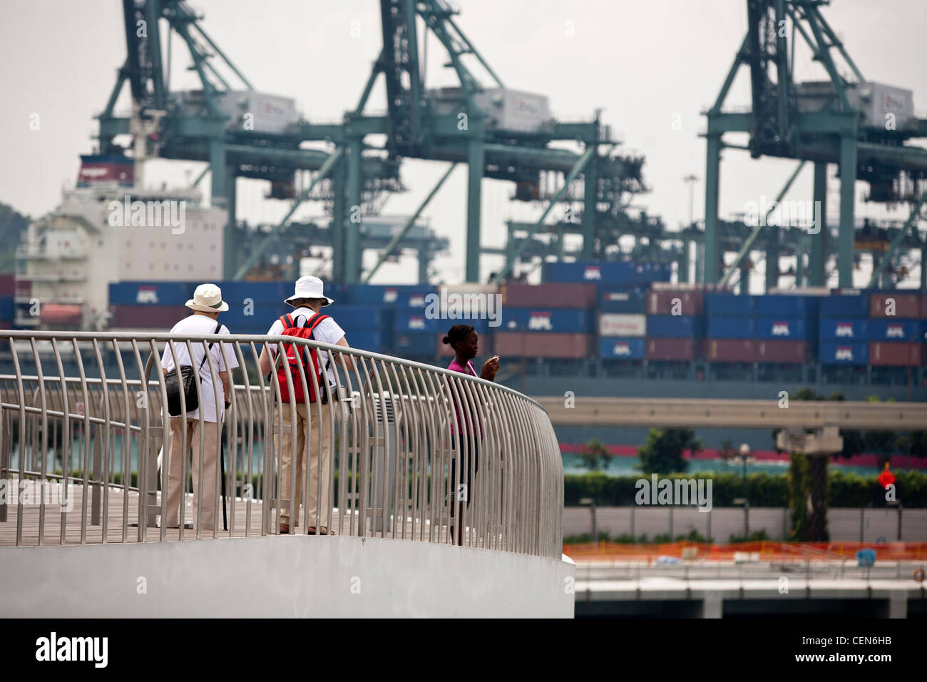Sentosa island monorail express hi-res stock photography and images - Alamy