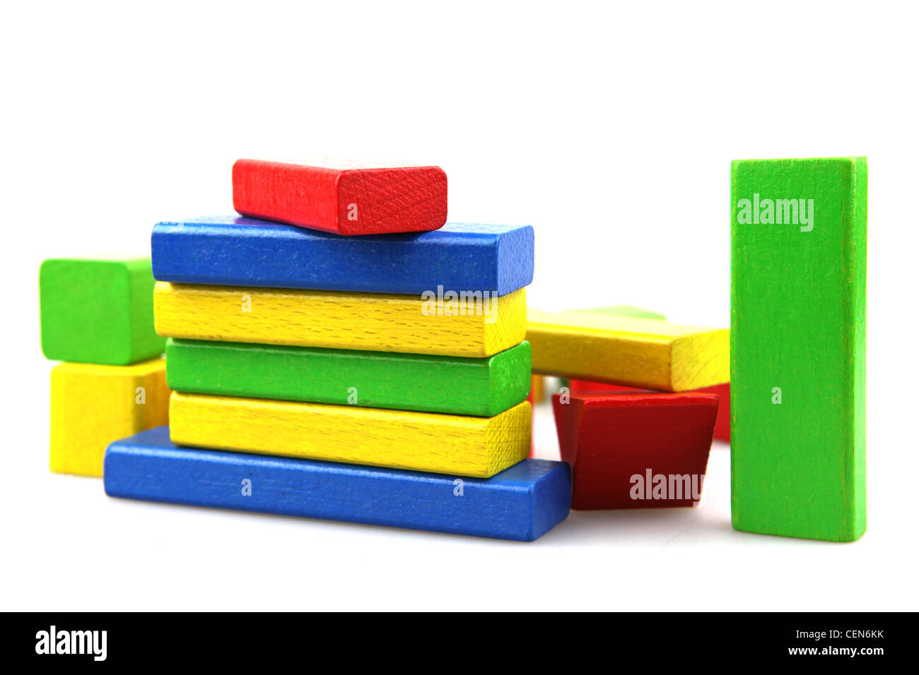 Three vertical buildings Cut Out Stock Images & Pictures - Alamy