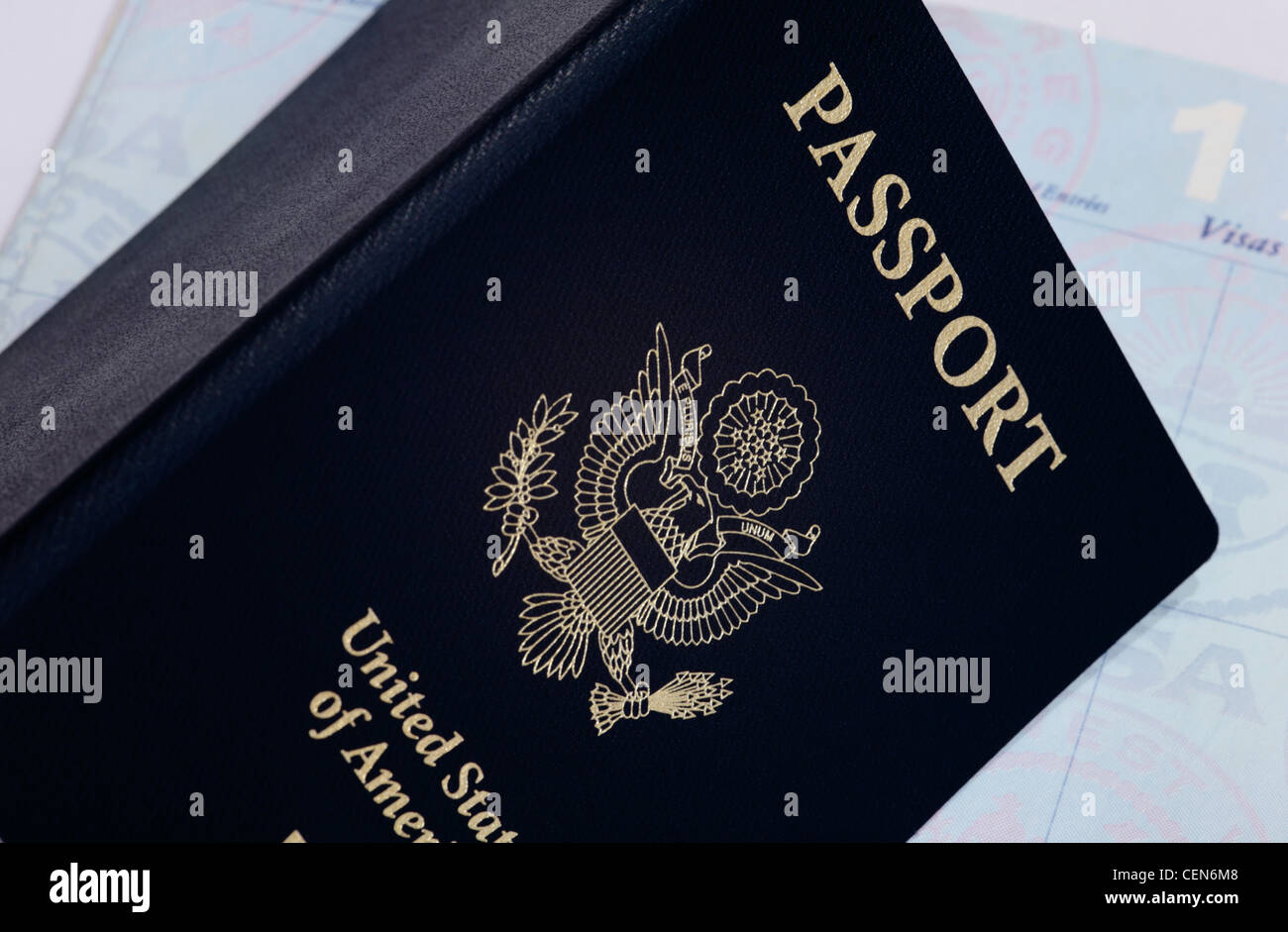 Close-up of United States of America passports Stock Photo - Alamy