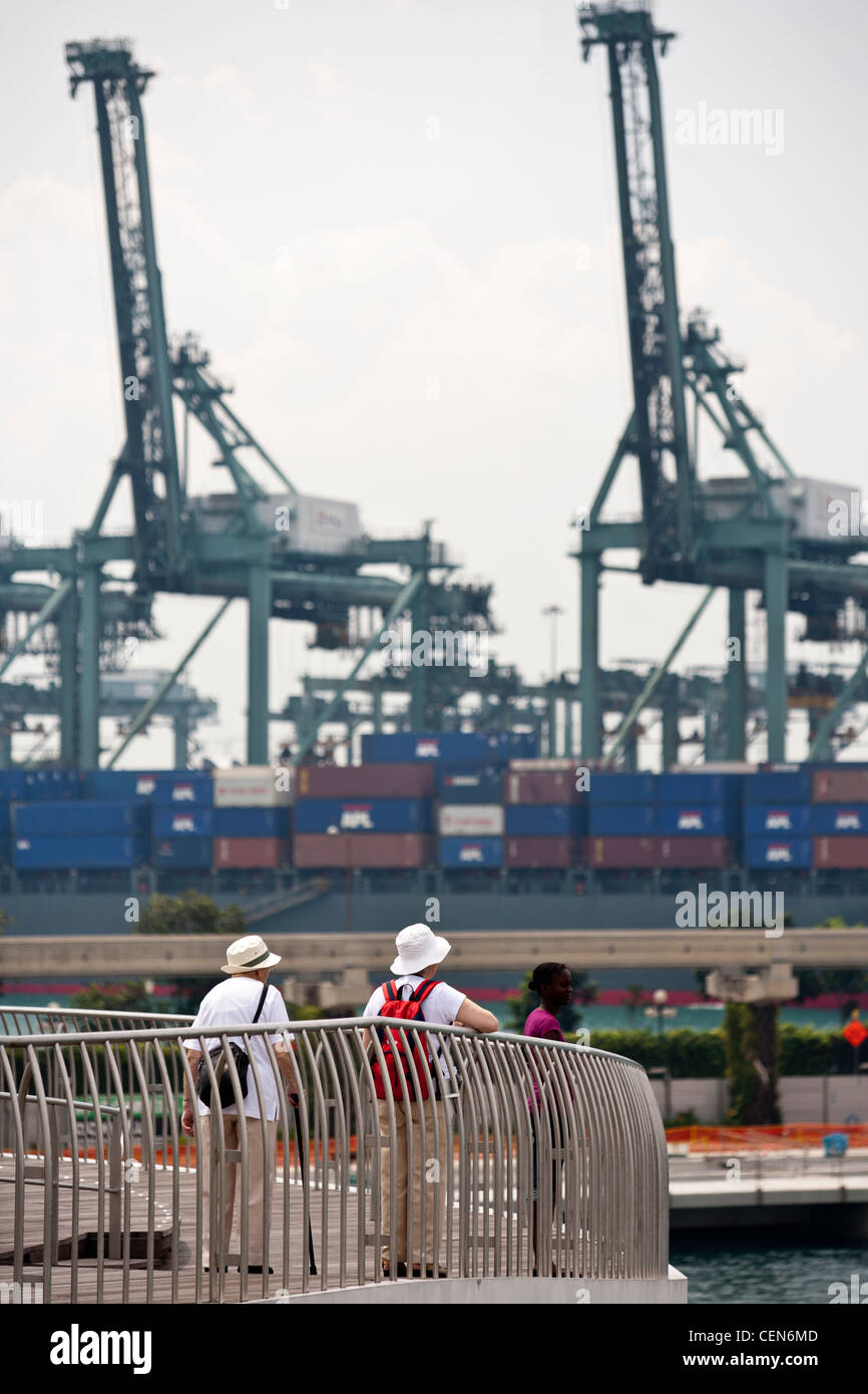 Sentosa island monorail express hi-res stock photography and images - Alamy