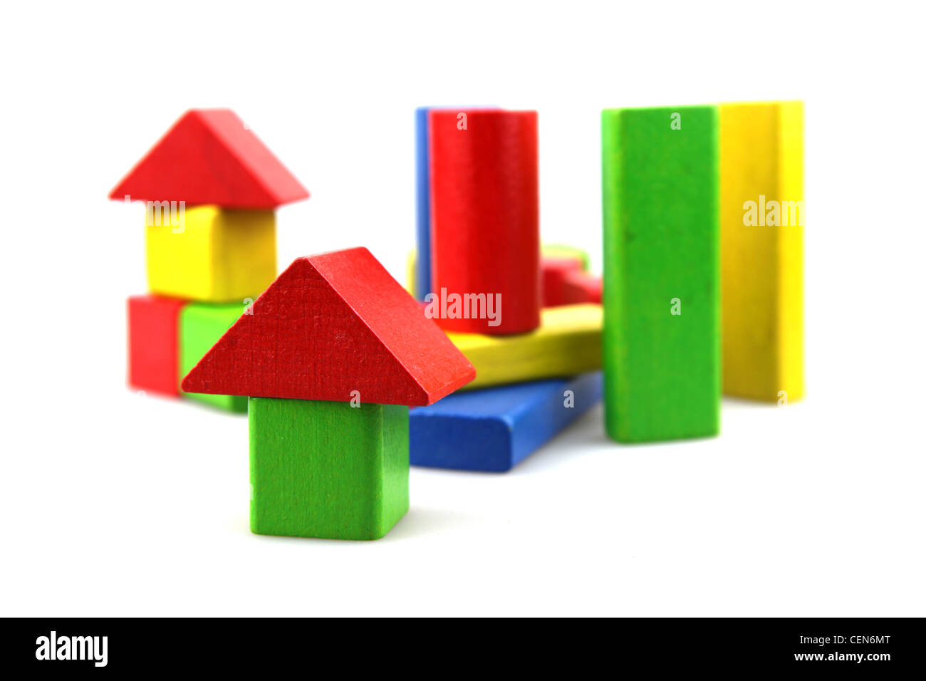 Three vertical buildings Cut Out Stock Images & Pictures - Alamy