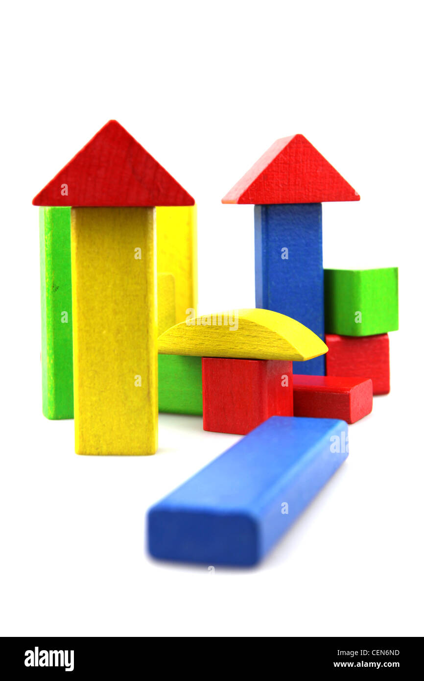 Three vertical buildings Cut Out Stock Images & Pictures - Alamy