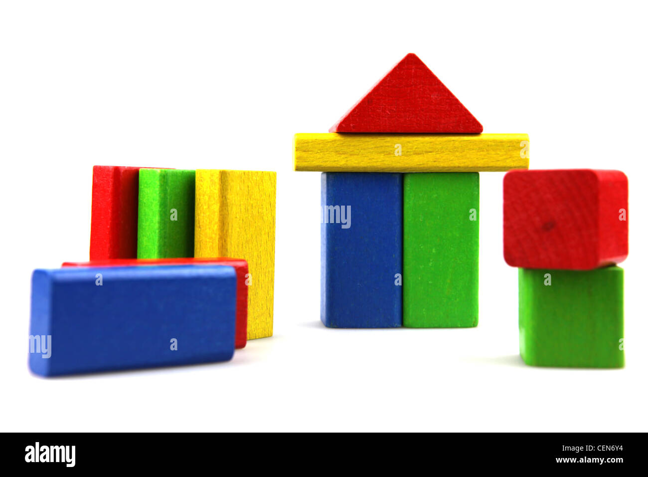 Three vertical buildings Cut Out Stock Images & Pictures - Alamy