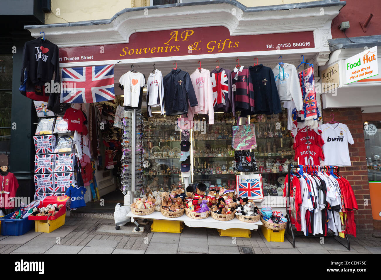 England, Berkshire, Windsor, Gift Shop Stock Photo - Alamy