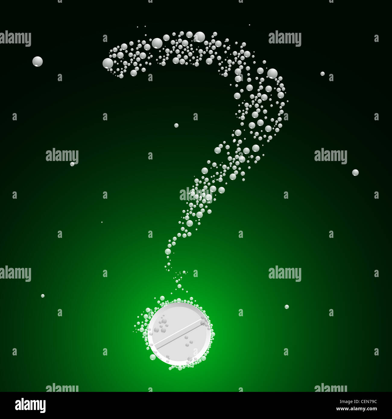 Abstract Question Mark Art