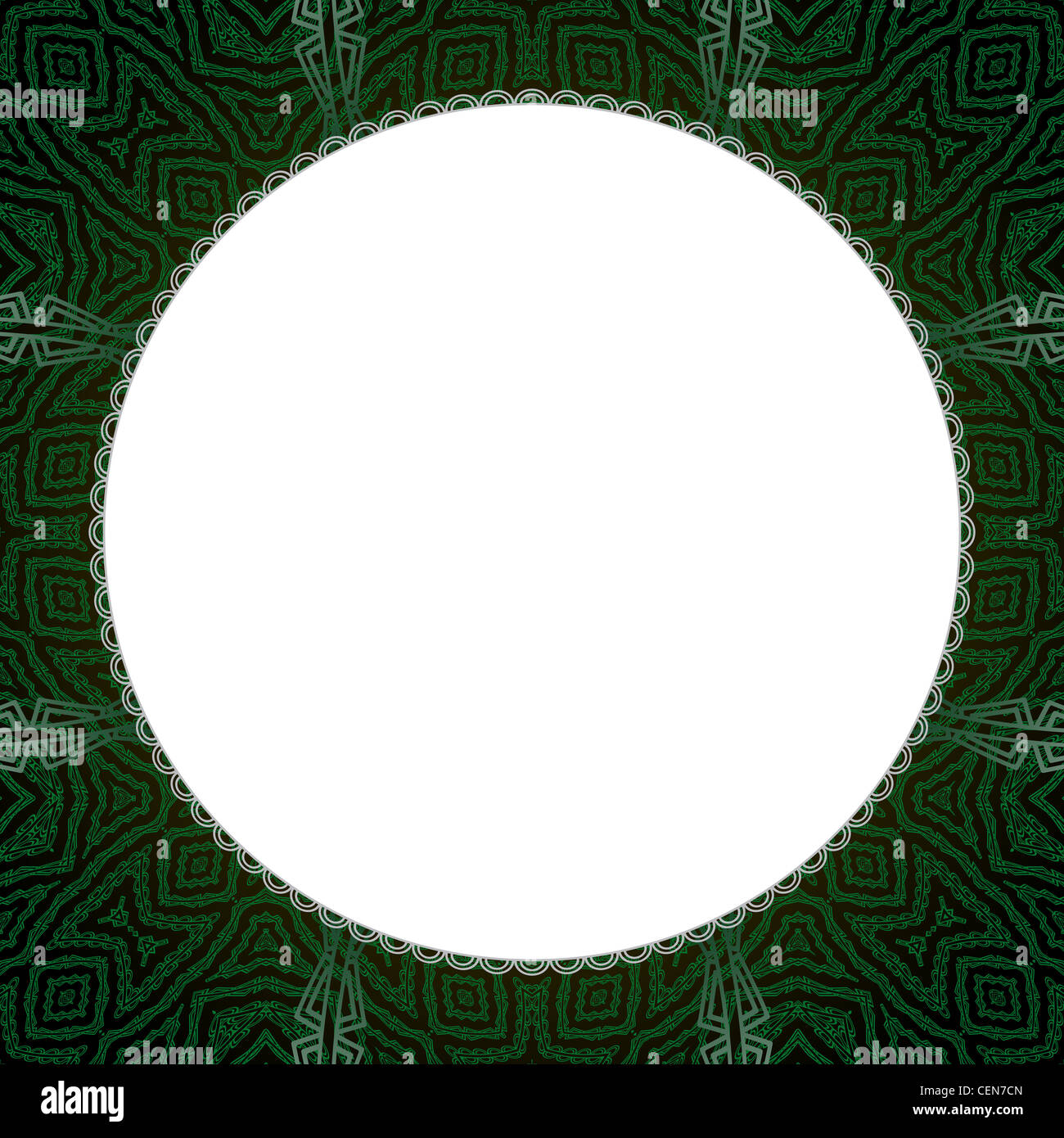 round template for design, abstract vector art illustration Stock Photo ...