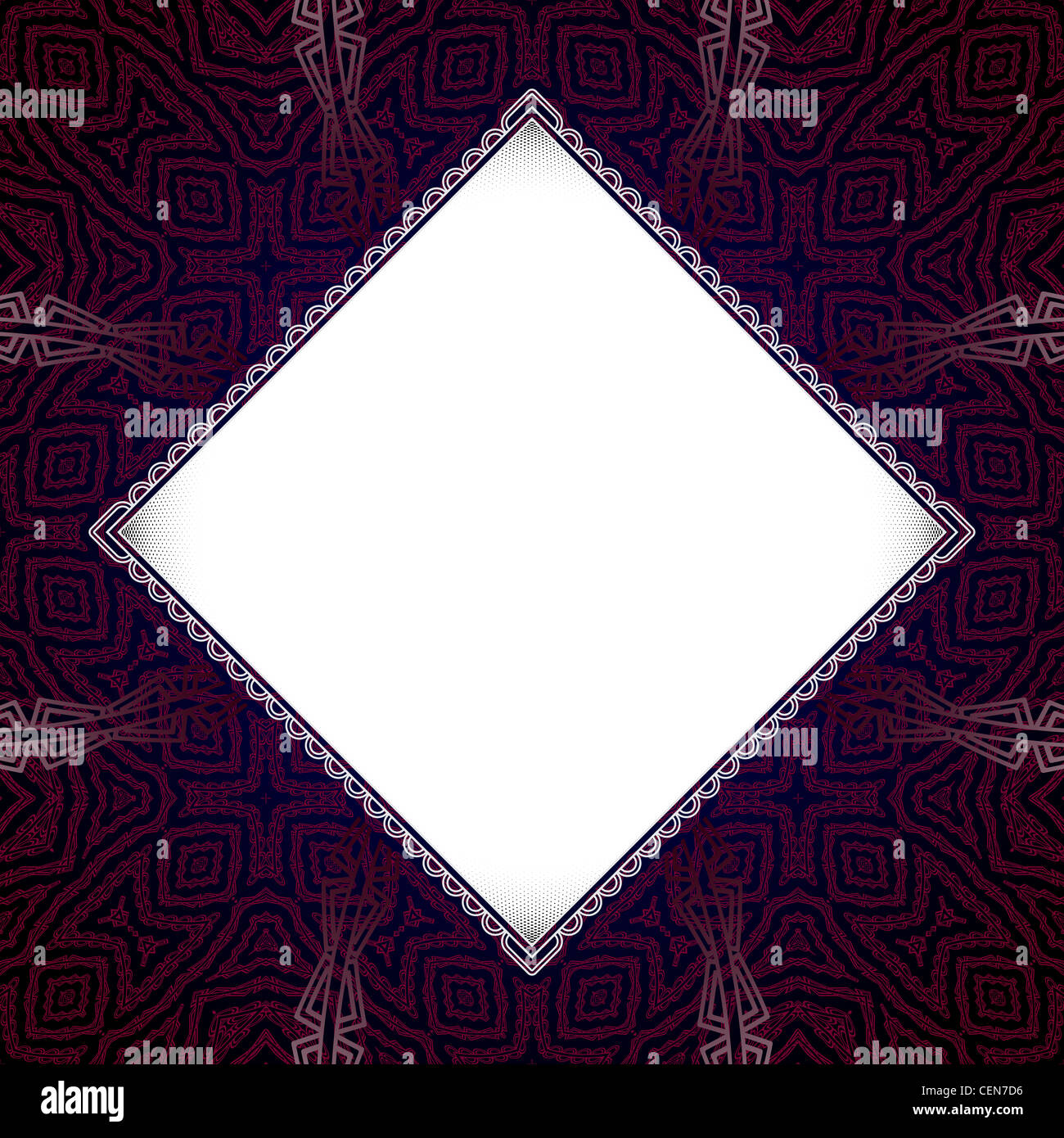 square template for design, abstract vector art illustration Stock ...