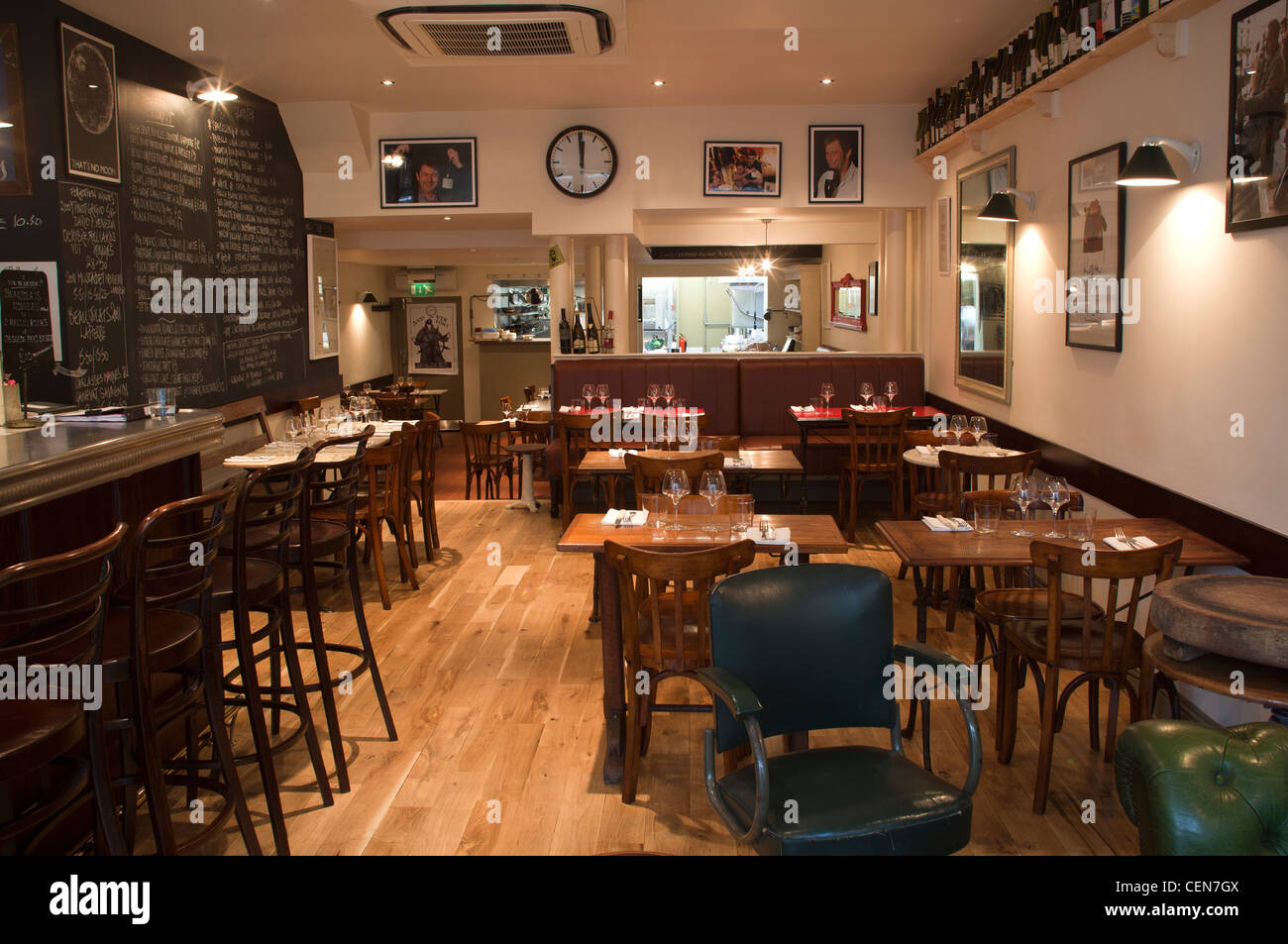 Soif Restaurant London Stock Photo - Alamy